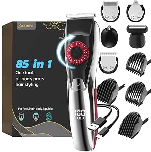 40 Precision Men's Beard Trimmer with Foil Shaver, Electric Shaver, All ...