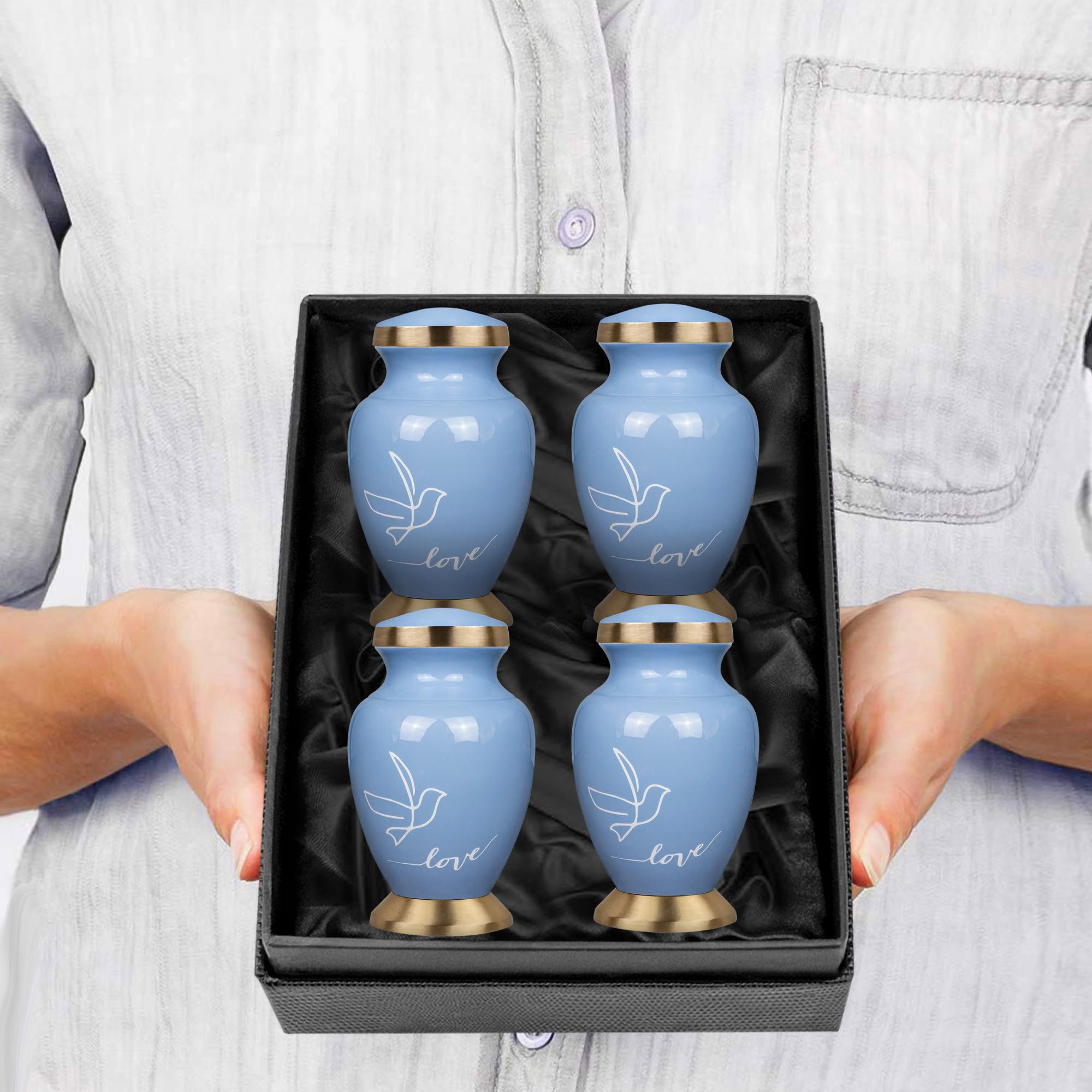 Snapklik.com : Trupoint Memorials Small Urns For Human Ashes Keepsake