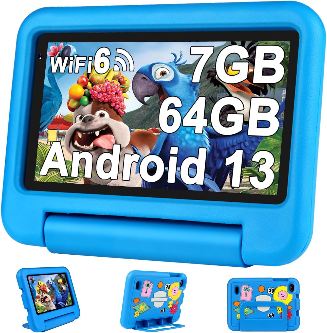 Amazon.com : Oangcc Kids Tablet 7 Inch FHD Android 13 Children's Tablet ...