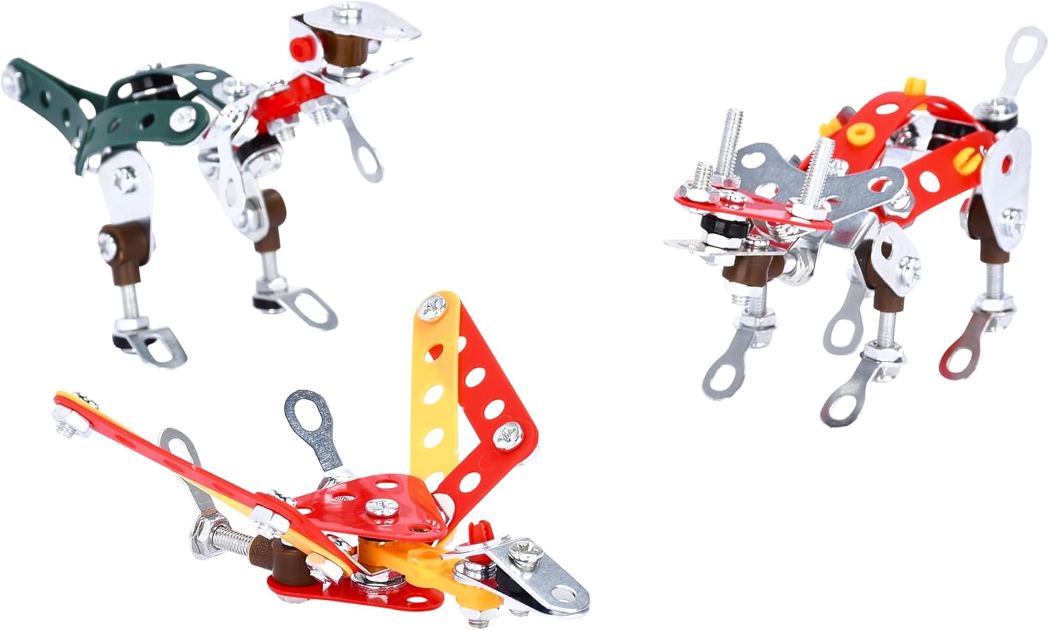 Amazon.com: Kidzlane Dino Erector Sets for Kids - Metal Building Kit ...