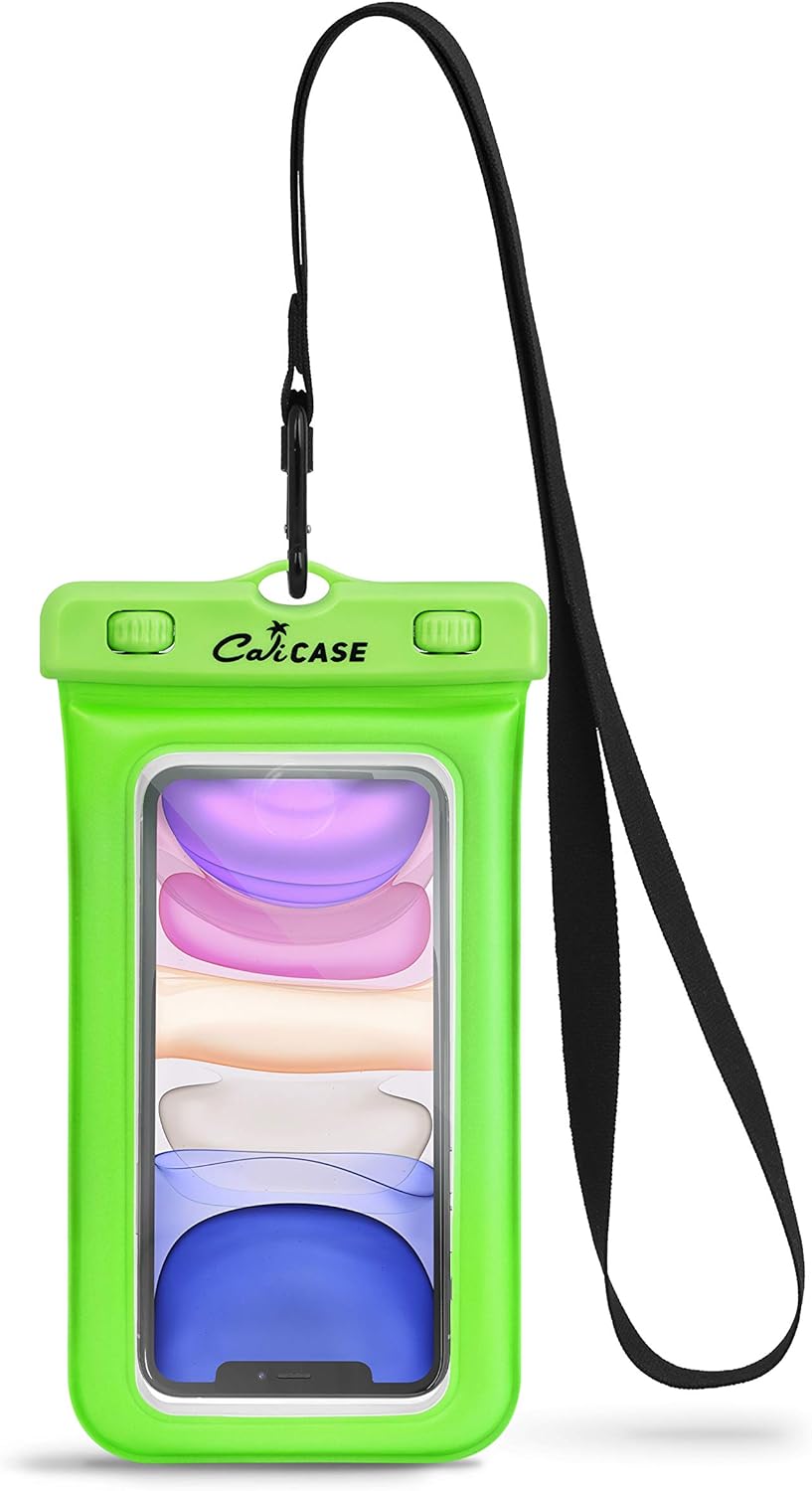 Amazon.com: CaliCase Universal Waterproof Floating Phone Pouch - IPX8 ...