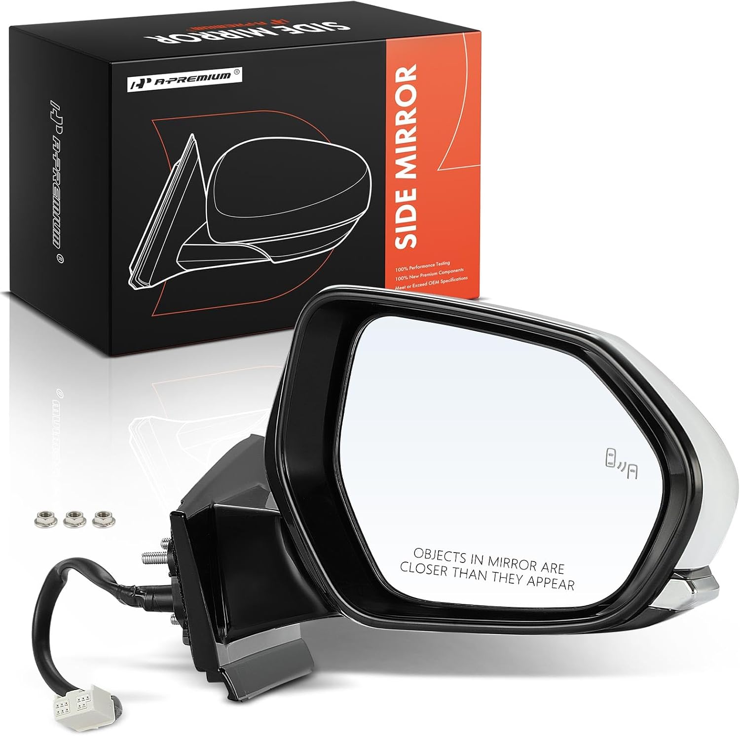 Amazon.com: A-Premium Passenger Side Power Door Mirror - Compatible ...