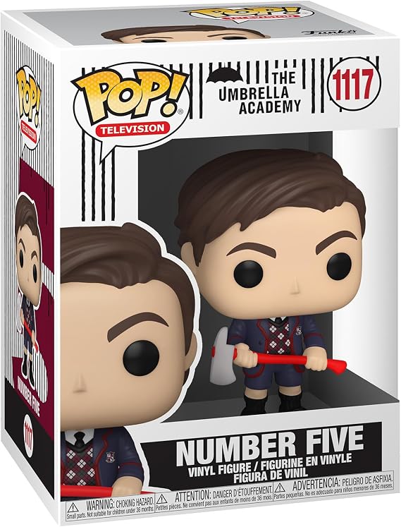 Amazon.com: Funko Pop TV: Umbrella Academy - Number Five 5 Collectible ...