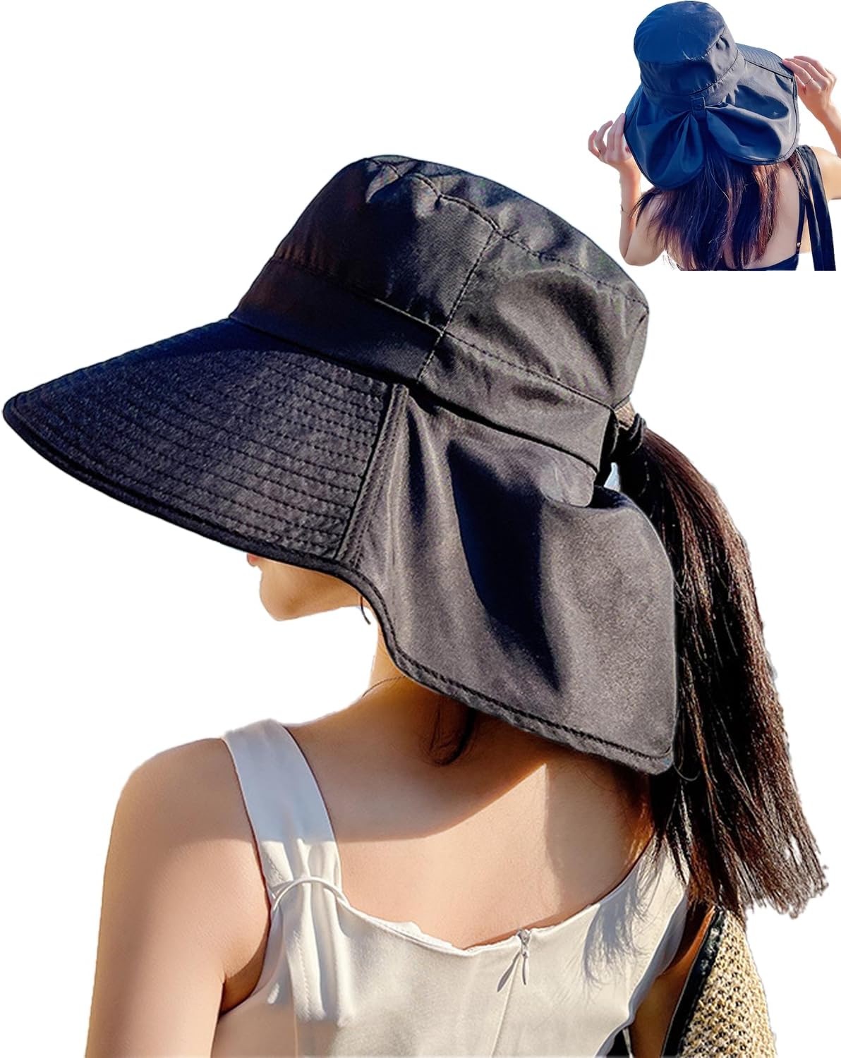 Meeyoga Sombrero de Sol para Mujer, UPF 50+ Sombrero para el Sol con ...