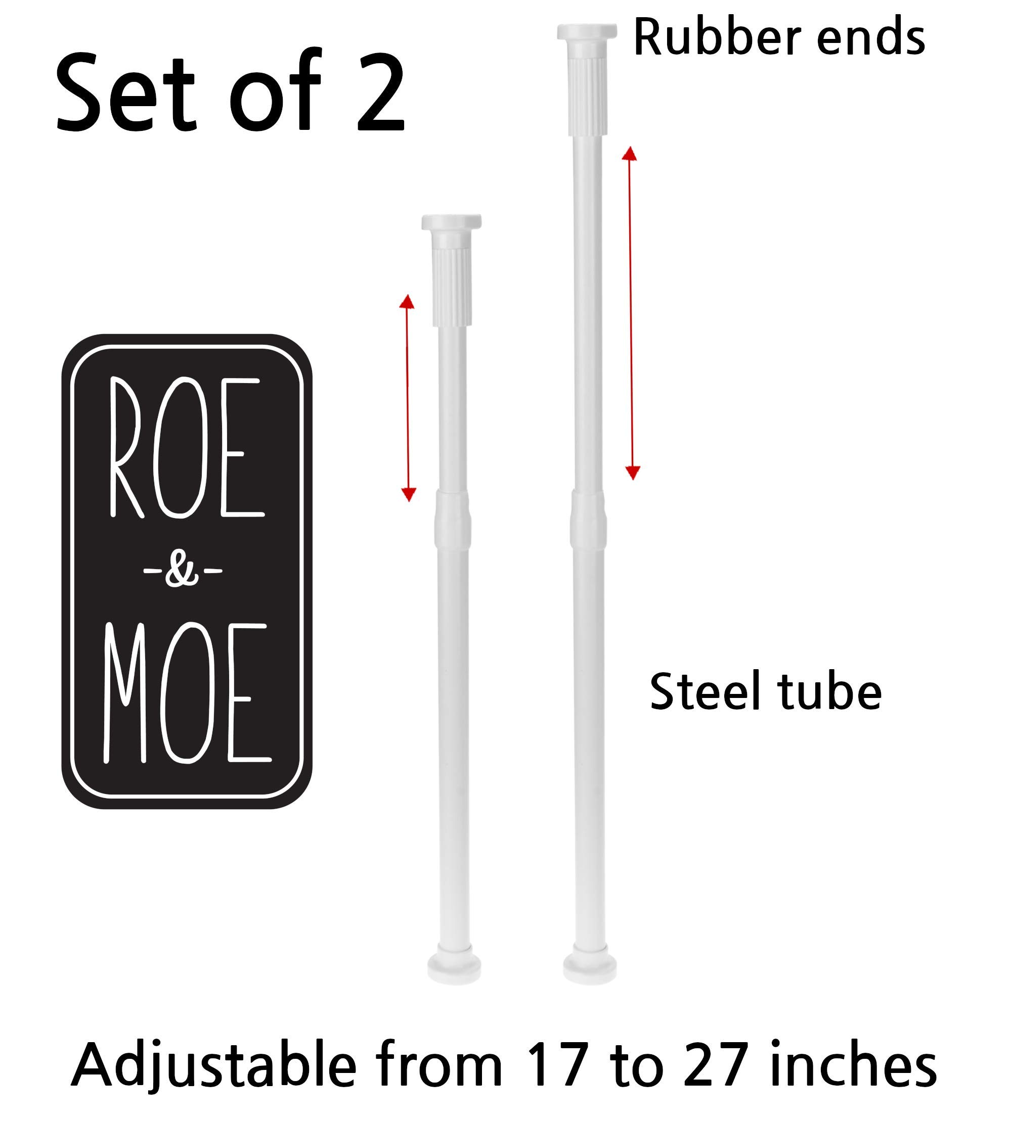 Snapklik.com : Roe & Moe Telescoping Window Security Guard Bars Prevent ...