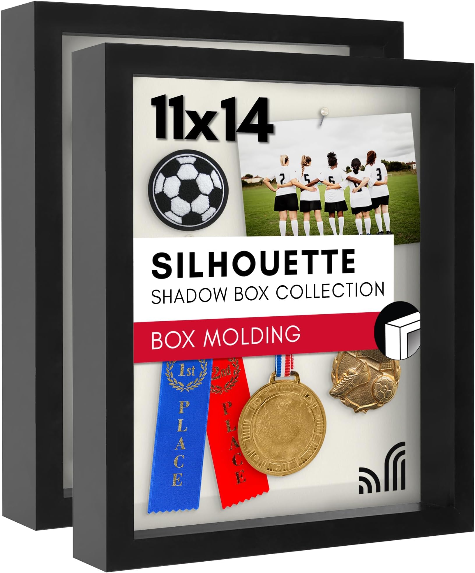 Amazon.com - Americanflat Front Opening 11x11 Shadow Box Frame with ...