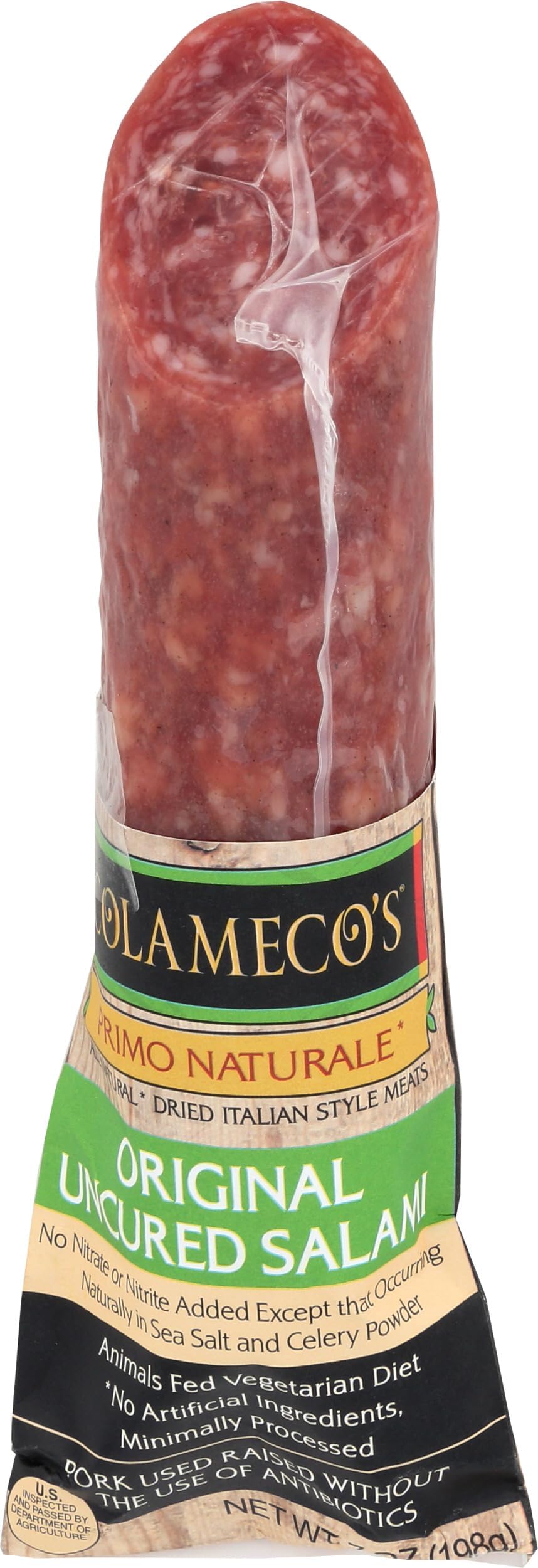 Amazon.com: Colameco's, Uncured Original Salami, 7 oz : Grocery ...