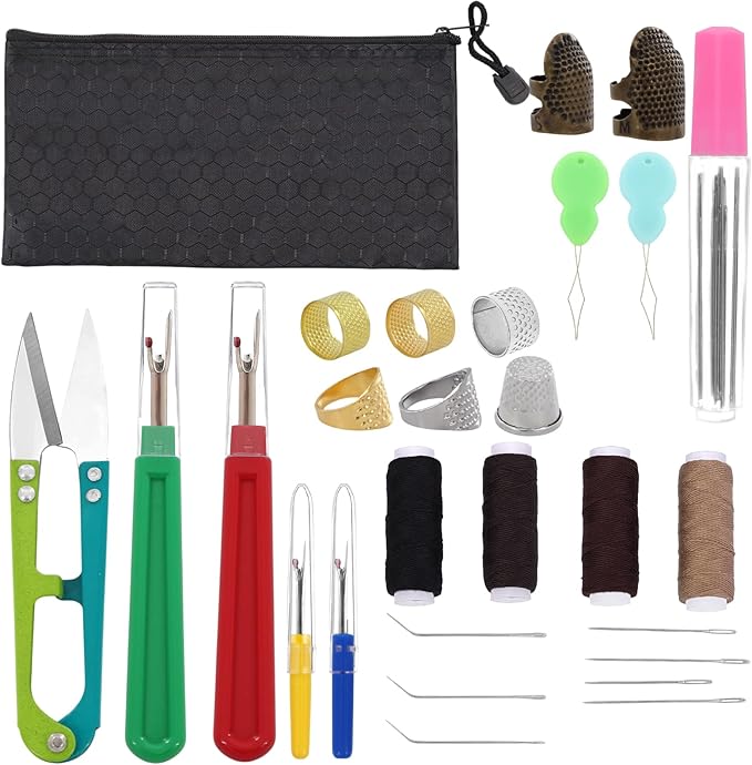 Amazon.com: Thimbles for Hand Sewing, Cross Stitch Supplies, Embroidery ...