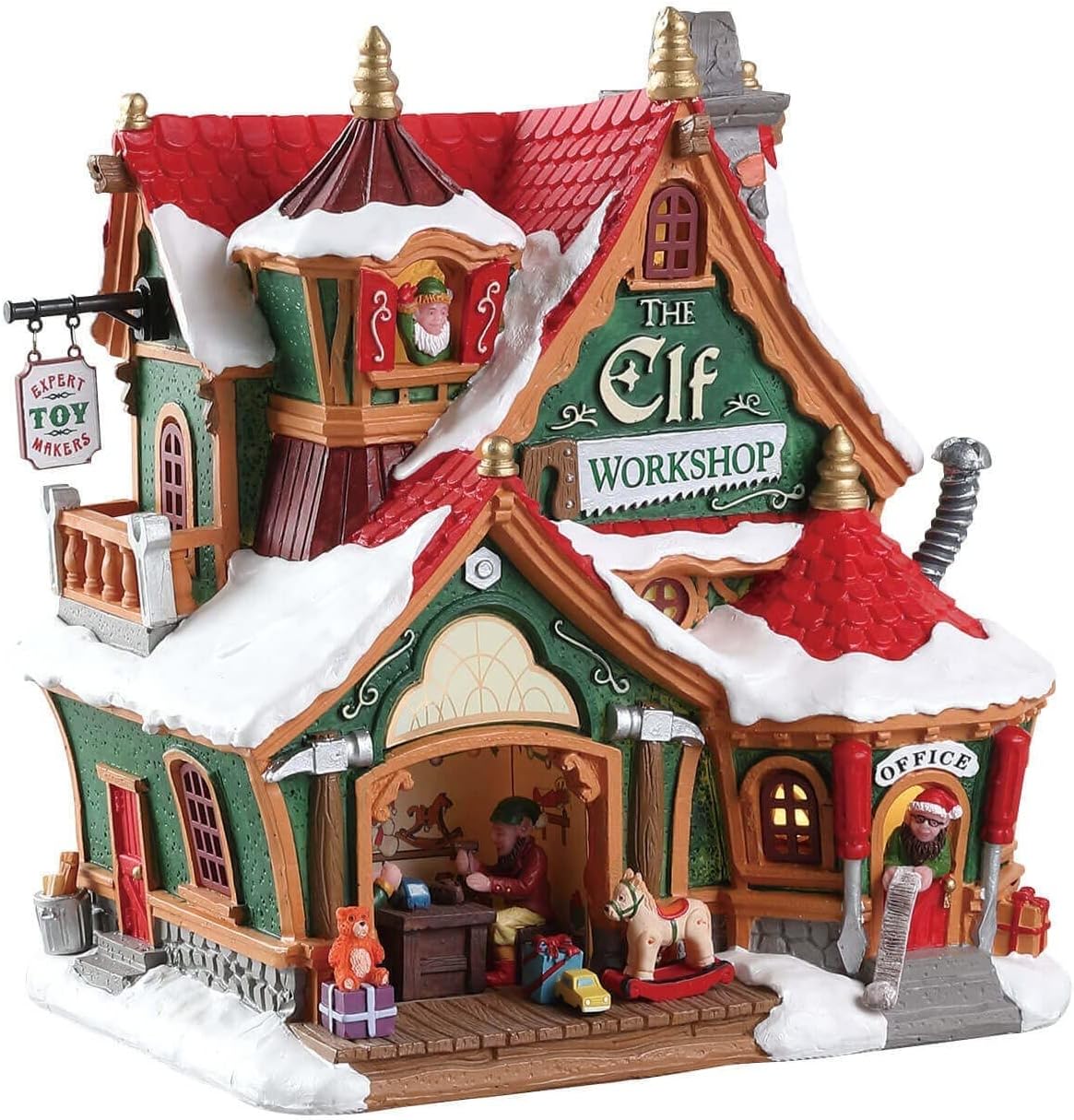 Where To Buy Lemax Santa's Wonderland Lighted Building - The Elf ...