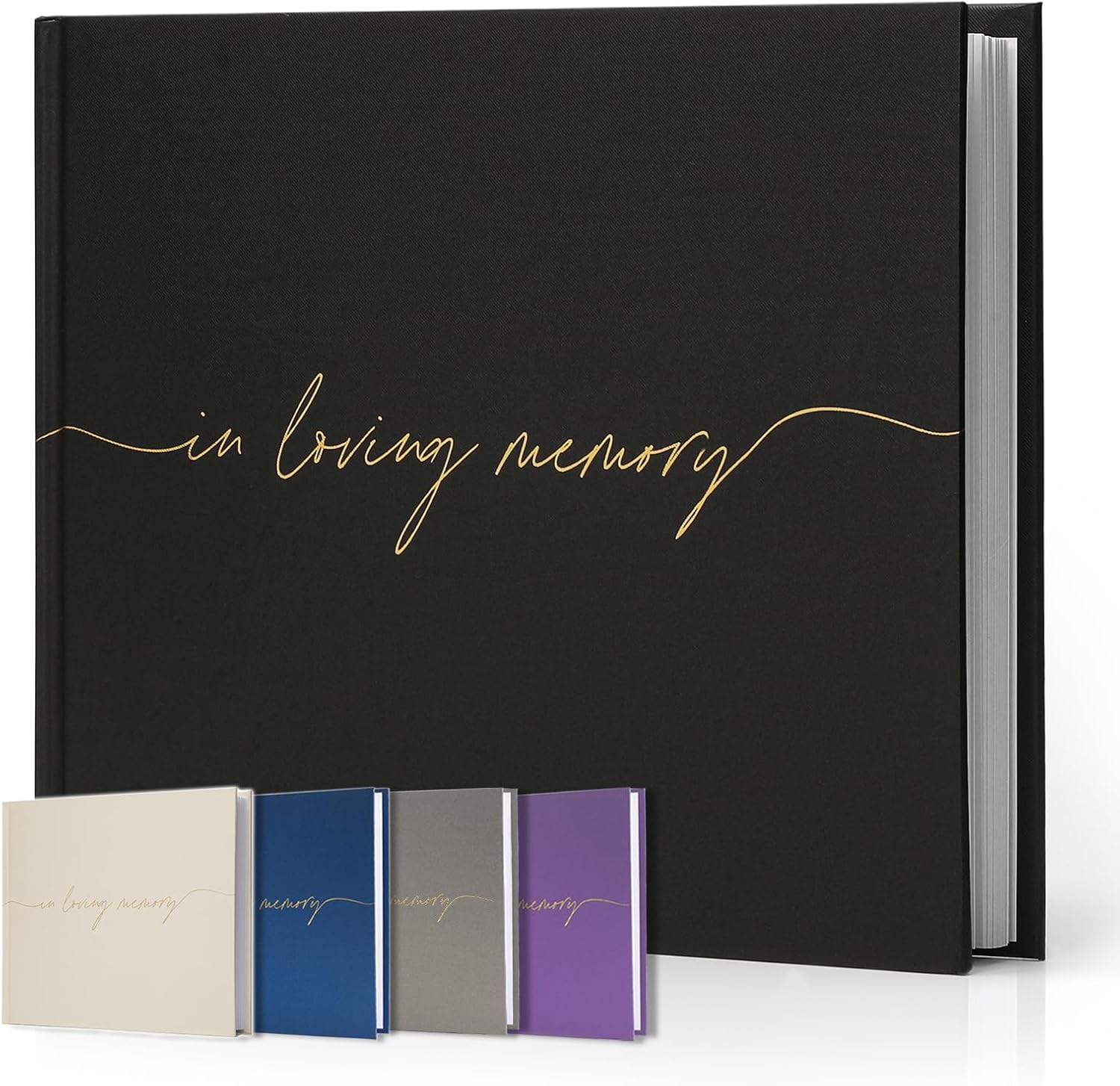 Amazon.com: Braveriky Twill Funeral Guest Book - in Loving Memory ...