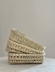 Home Decor Boho Baskets | Kids Room Storage | Kitchen Storage | Bread ...