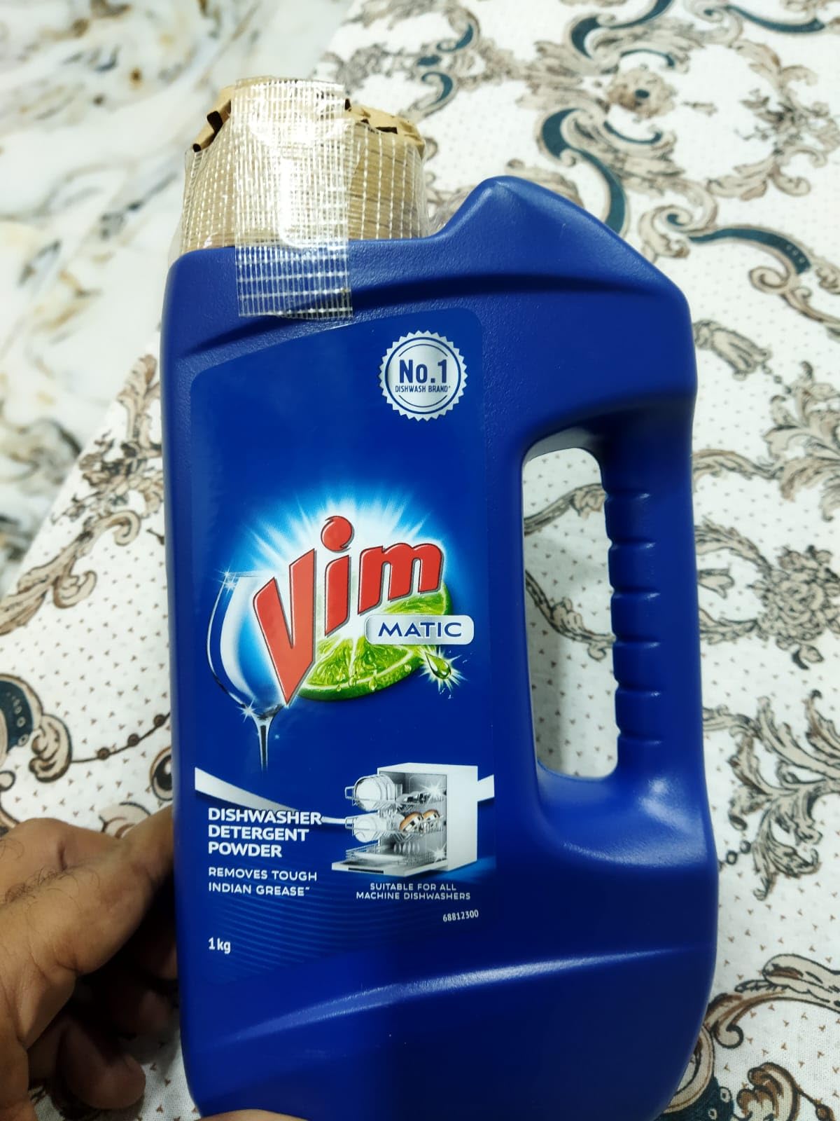 Vim Matic Dishwash Detergent Powder, 1 kg | Suitable For All ...