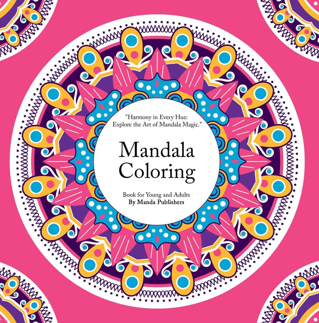 Mandala Coloring Book for adults by manda publishers [Paperback] Manda ...