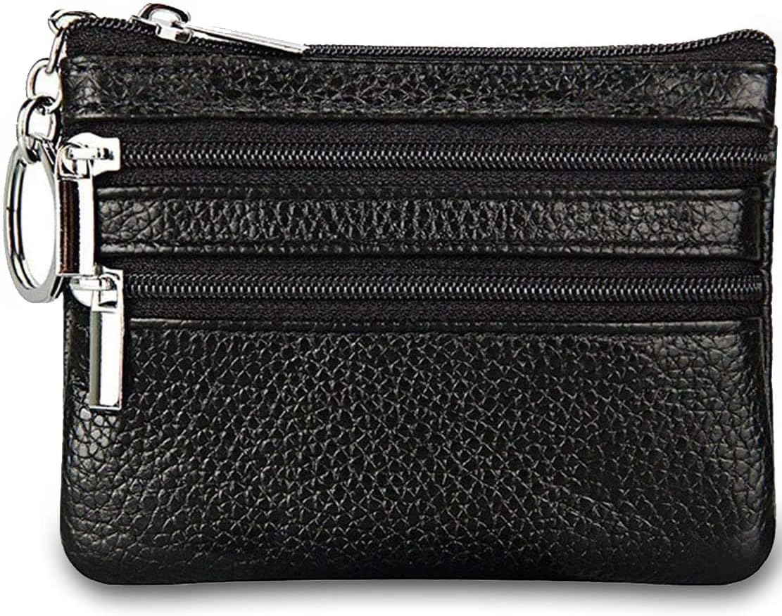 TERRIFI Coin Purse for Men, Coin Pouch for Men, Genuine Leather Mens ...