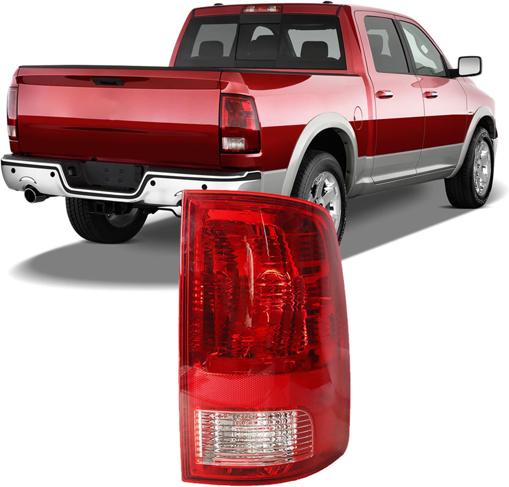 labwork Passenger Side Tail Light Replacement for 2009-2018 Ram 1500 ...