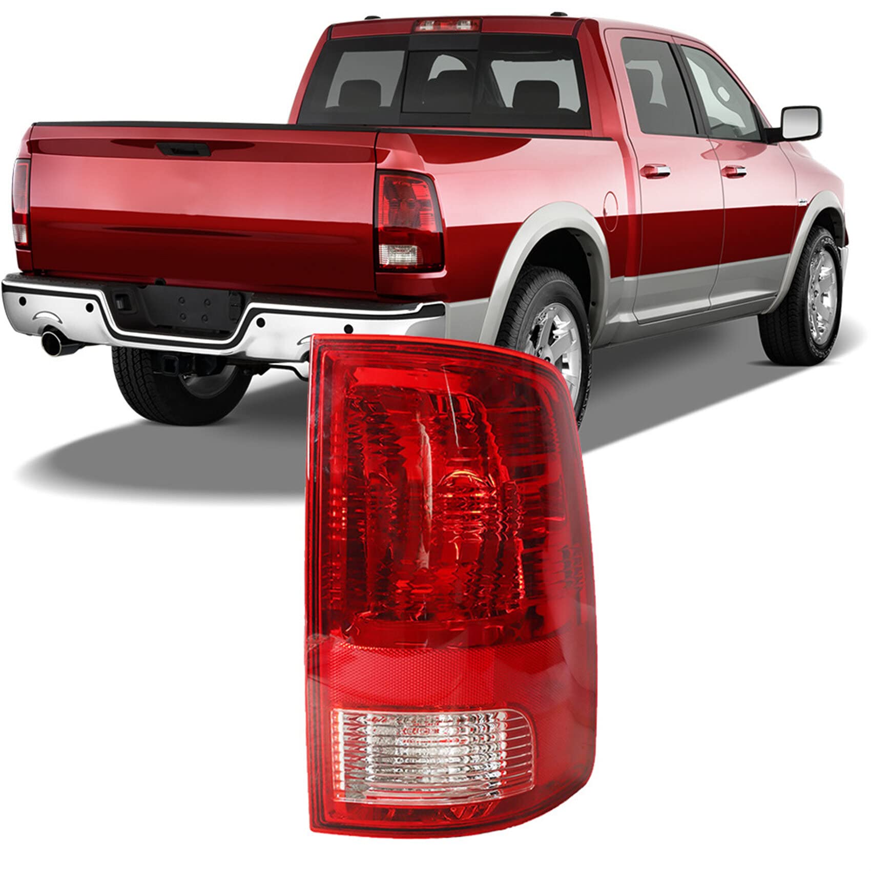 labwork Passenger Side Tail Light Replacement for 2009-2018 Ram 1500 ...