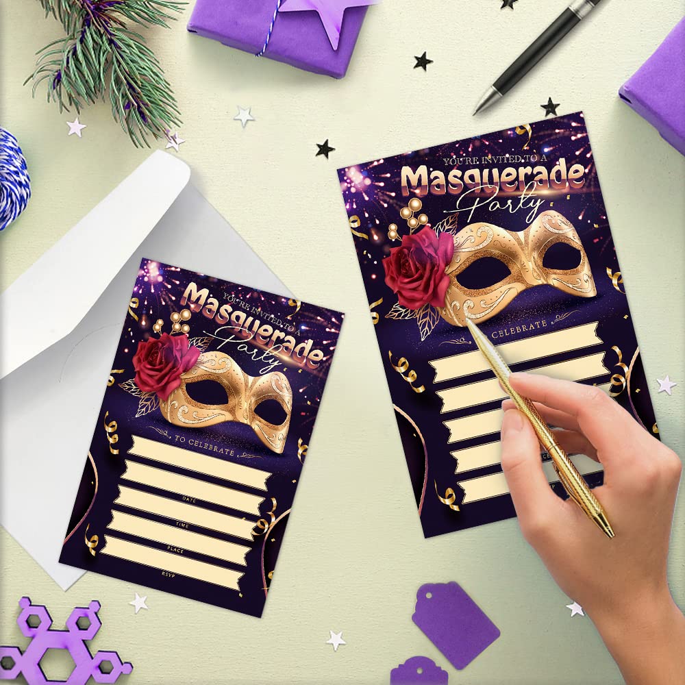 Victorian Masquerade Invitations