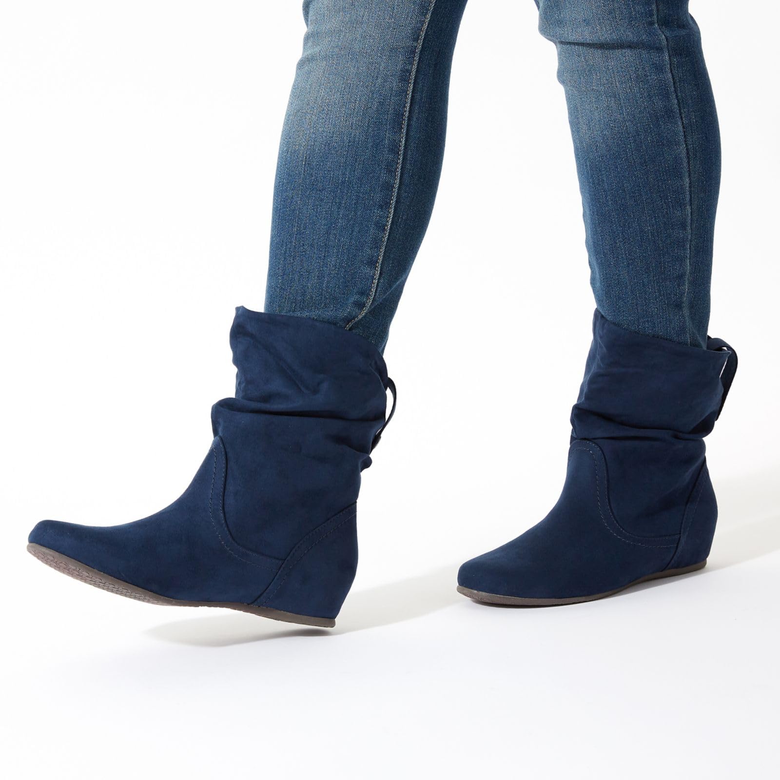 XAPPEAL Carney - Women's Slip On Casual Slouch Short Ankle Boot