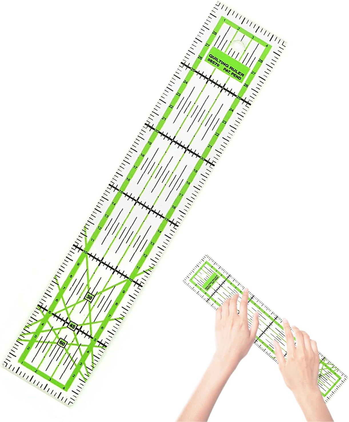 Xcut 12" 30cm Precision Steel Ruler, Metal Edge Inlay, Straight Edge ...