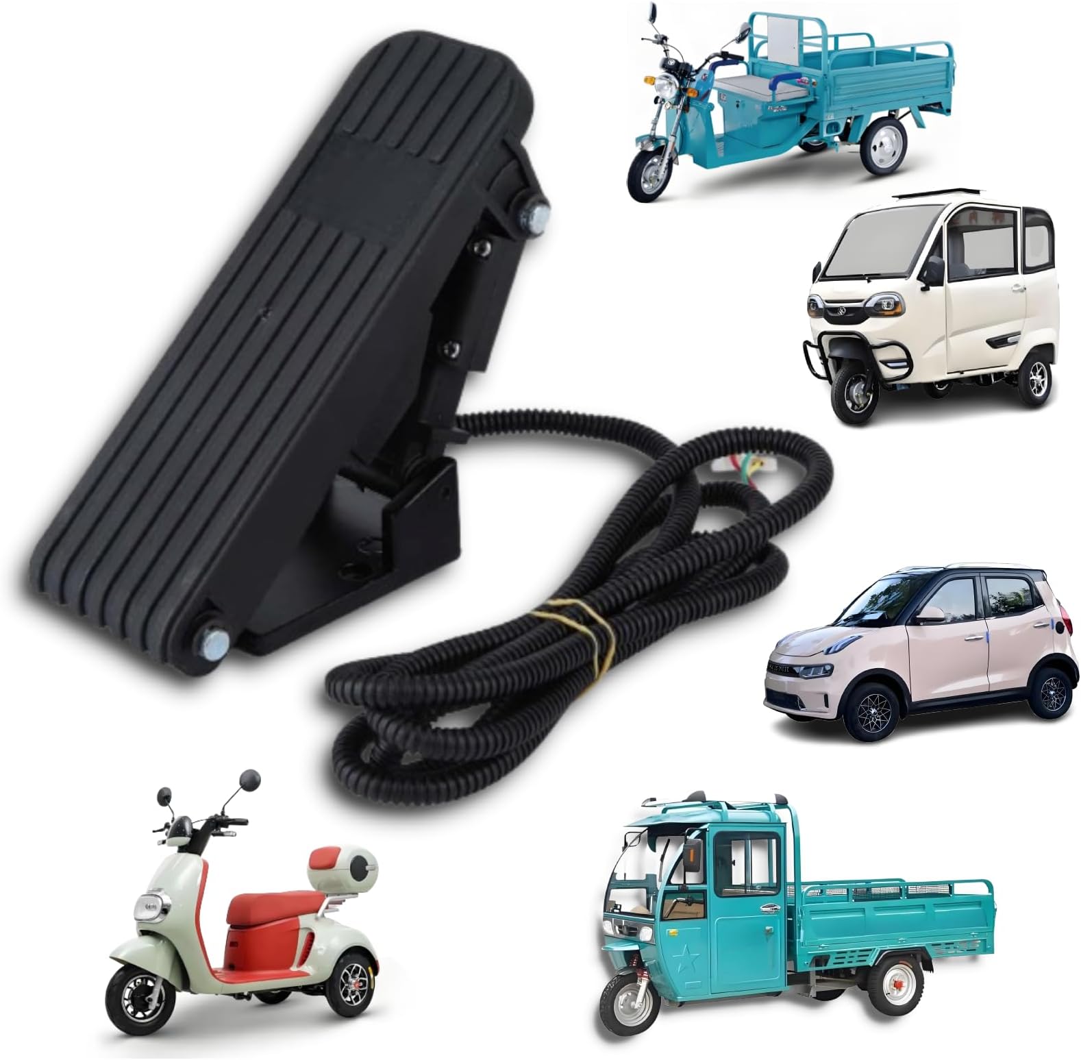 Amazon.com: Brake Pedal Electric Vehicle Foot Accelerator Pedal ...