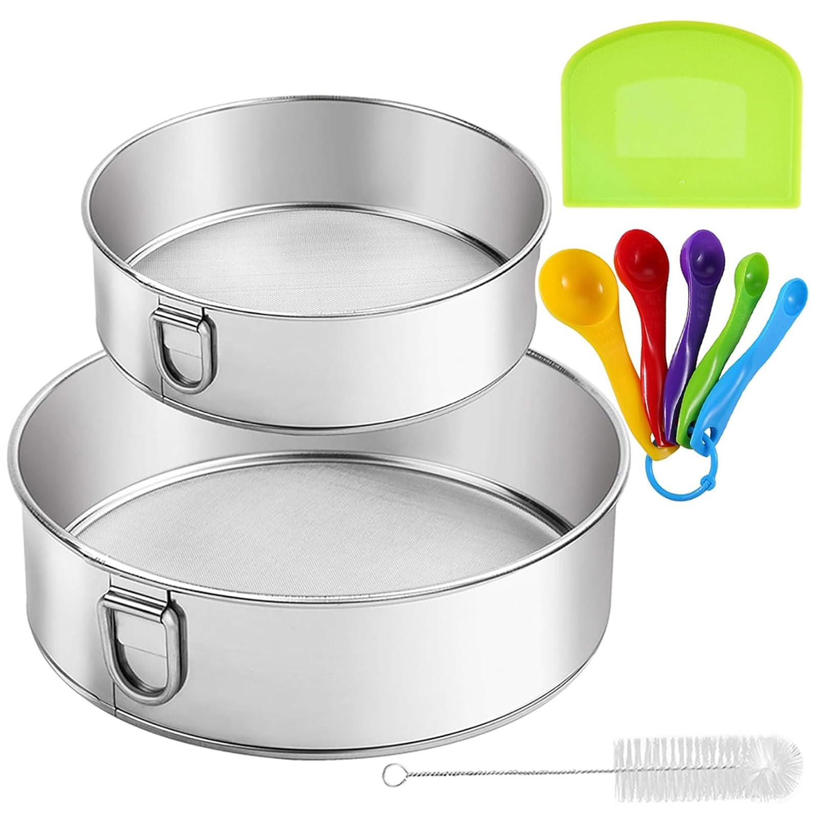 Amazon.com: Flour Sifter Tamis Flour Sieve, 60 Mesh Stainless Steel ...