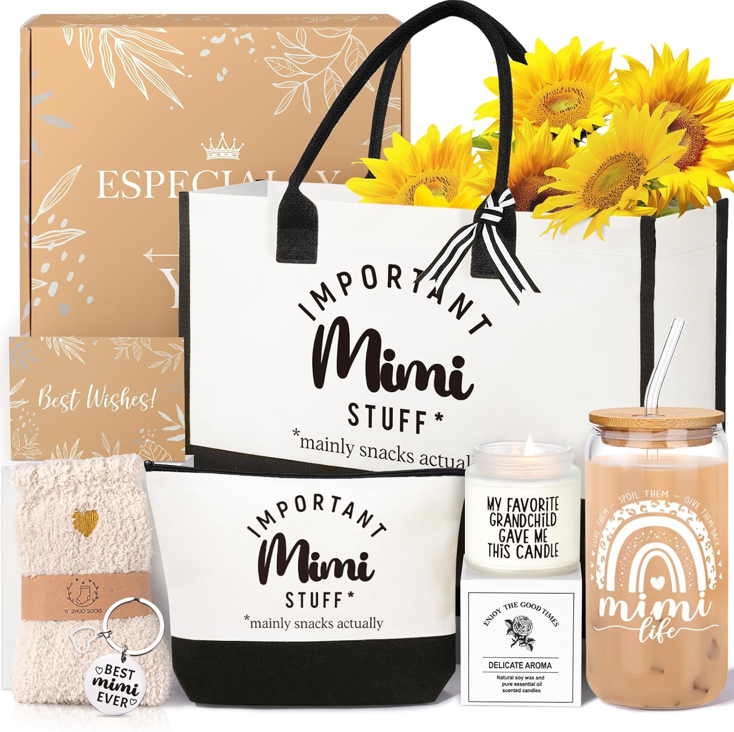 Amazon.com - iAOVUEBY Mimi Gifts, Mothers Day Gifts For Grandma Mimi ...