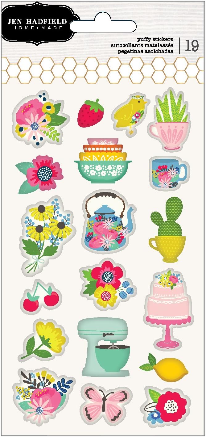 Amazon.com: Jen Hadfield Stickers, Multicolor : Home & Kitchen