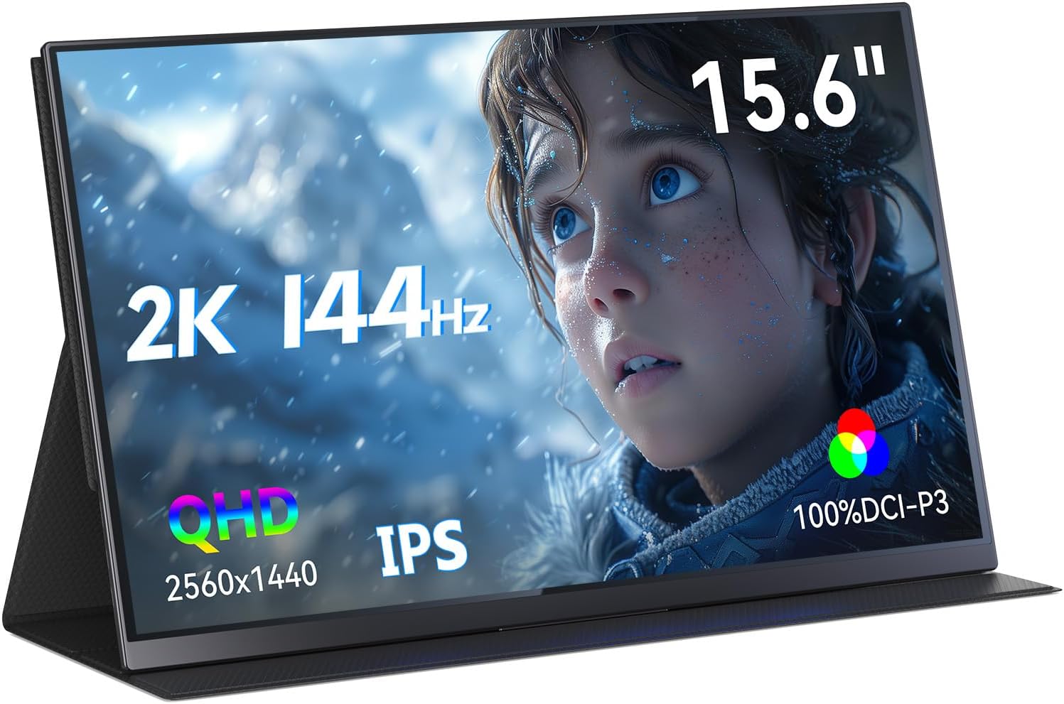 Amazon.com: MINISFORUM Portable Monitor 15.6 inch 2K@144Hz QHD Mini ...