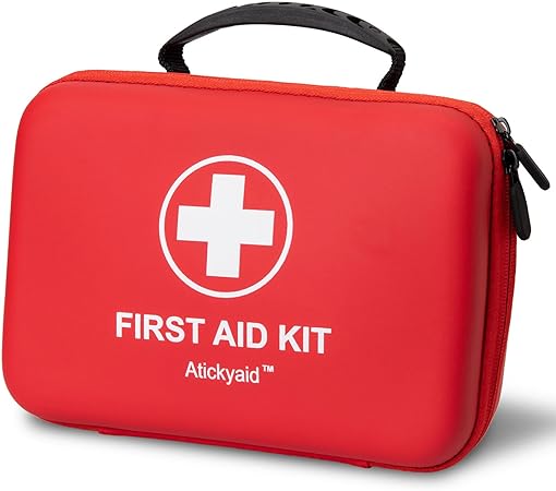 Amazon.com: First Aid Kit 340 Piece, Premium Waterproof Hard Shell ...