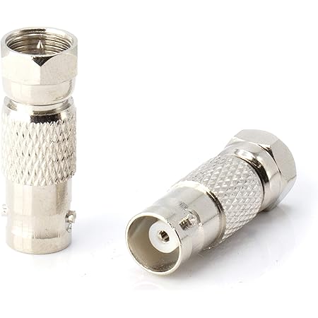 Amazon.com: RF and RCA Coaxial Adapter - 4 Pack - RCA Female to Male ...