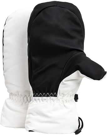 Women’s Ski Mittens - Waterproof Snow Gloves for Adults, Made of 100% ...
