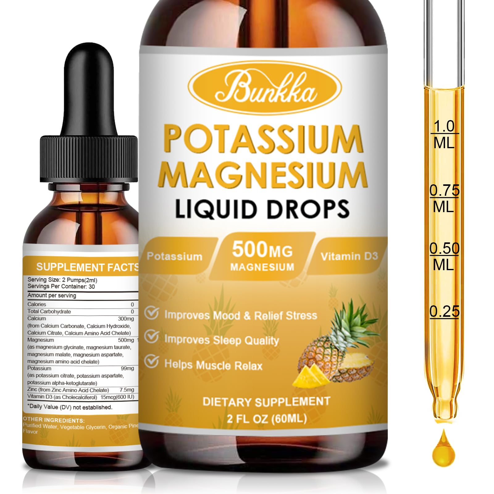 Amazon.com: Potassium Magnesium Supplement - High Absorption Magnesium ...