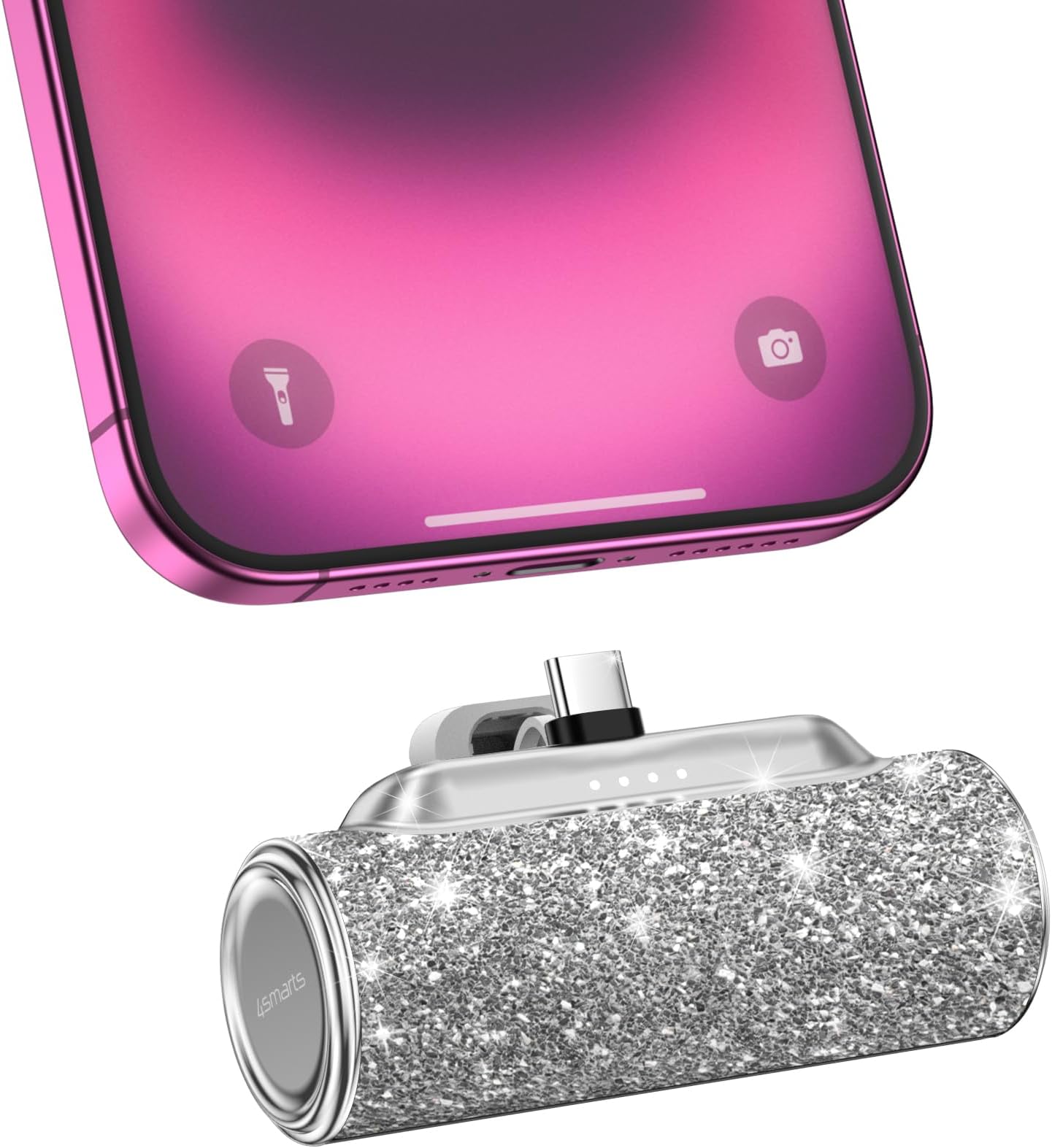 Amazon.com: Bling Small Portable Charger, Power Bank, 6800mAh Ultra ...