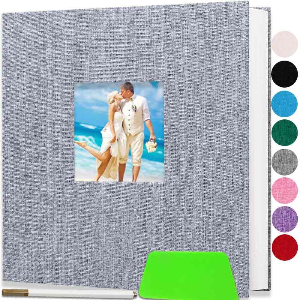 Amazon.com: GPIRAL Large Photo Album Self Adhesive Pages - Photo Album ...