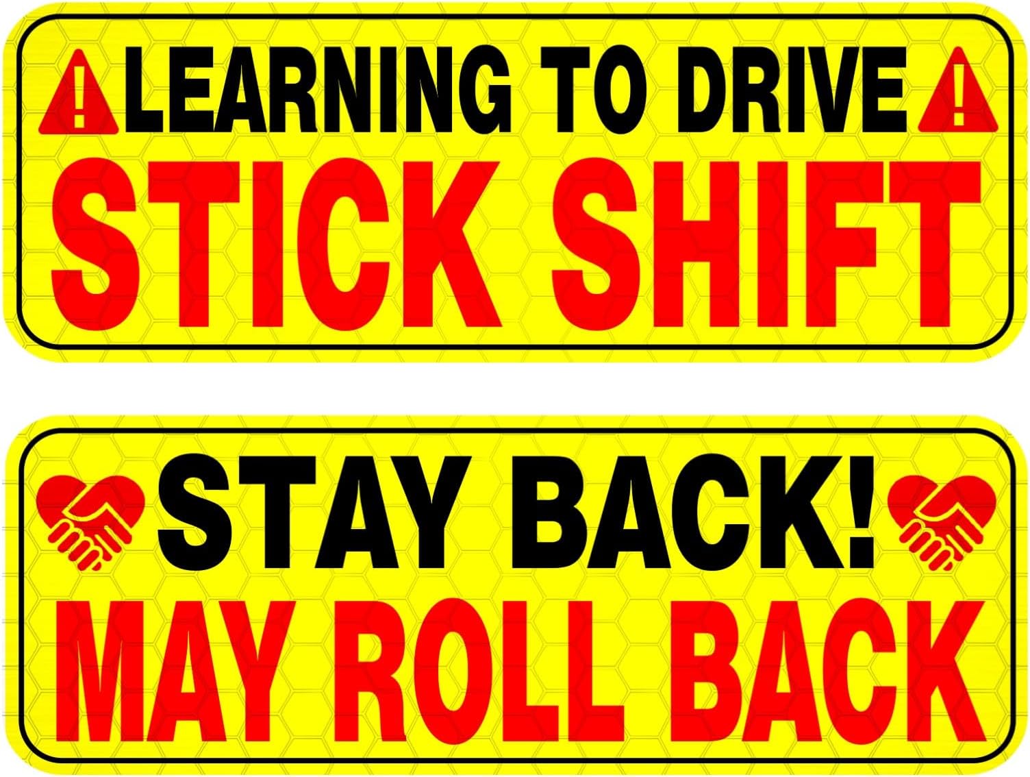 Amazon.com: TOTOMO Learning to Drive Stick Shift Stay Back May Roll ...