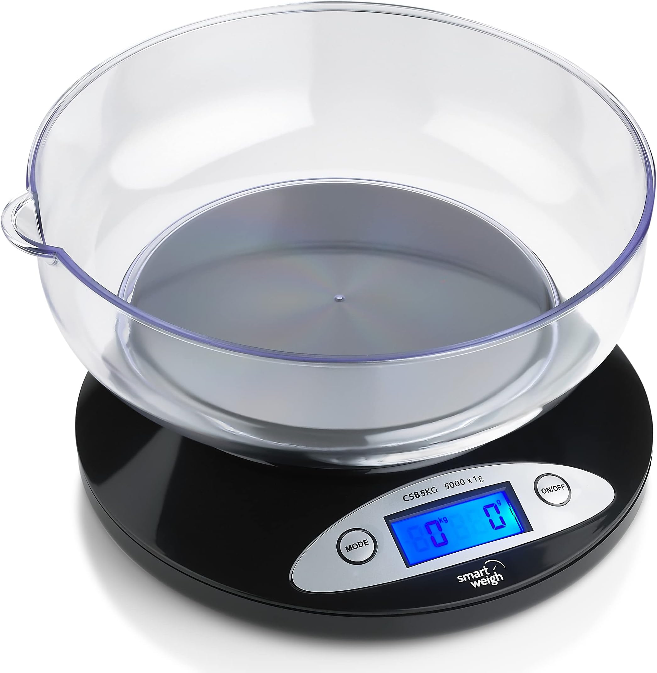 Amazon.com: Smart Weigh Food Kitchen Scale with Bowl,11lb x 0.1oz ...