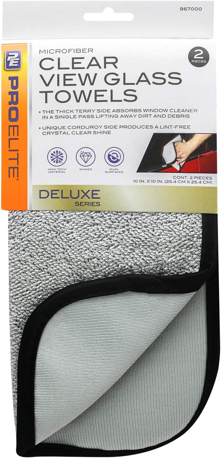 Amazon.com: ProElite Professional Clear View Towels, Perfect Size (Pack ...