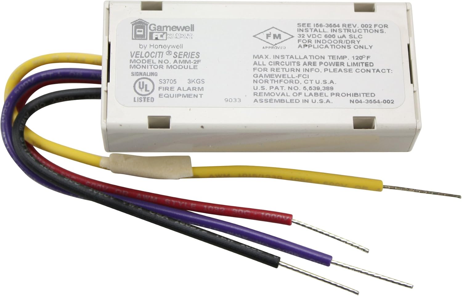 Fci Gamewell Honeywell Amm-2F Velociti Series Fire Alarm Addressable ...