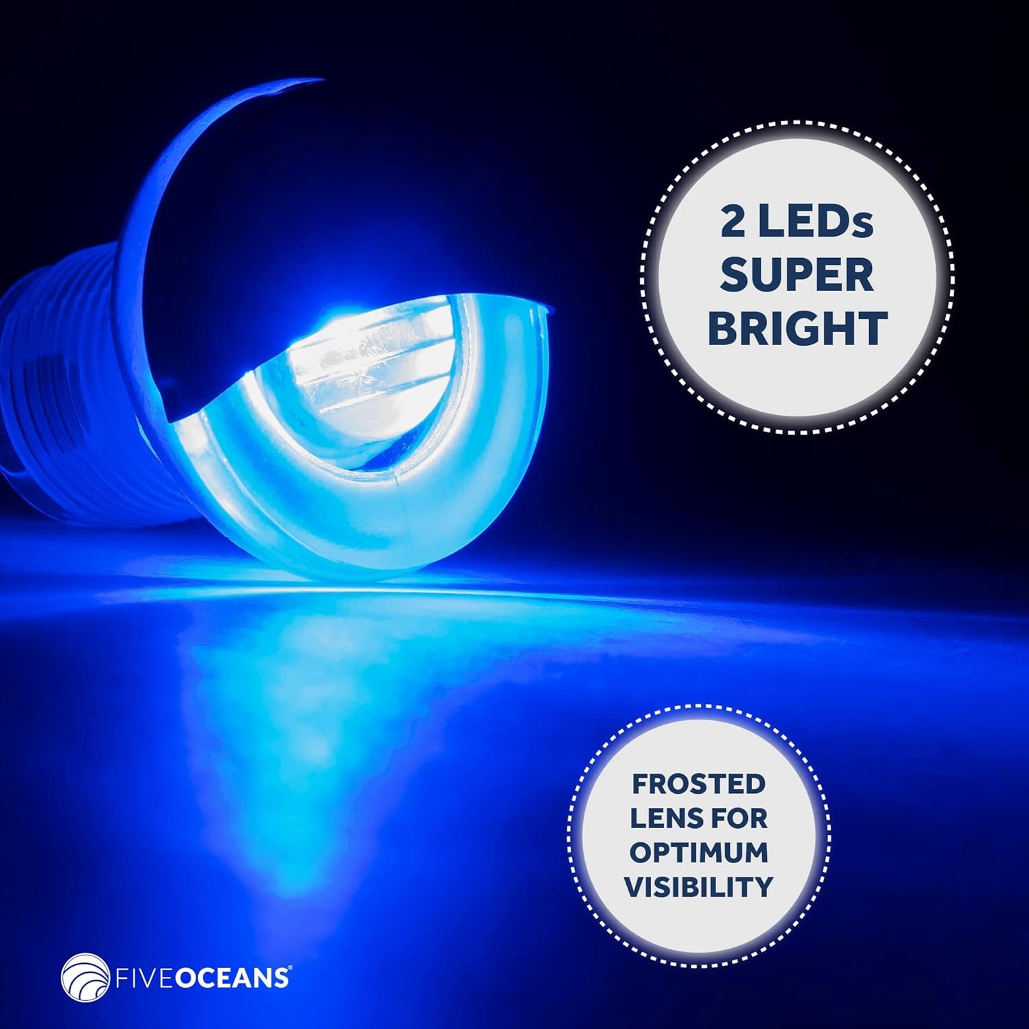 Five Oceans Marine Livewell Lights – Paquete de 4 luces LED de cortesía ...