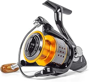 Fishing Reel FA1000-6000 High Speed 4.7:1 No Gap Metal Spool Max Drag ...