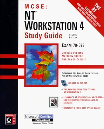 McSe: Nt Workstation 4 Study Guide: 9780782122237: Computer Science ...