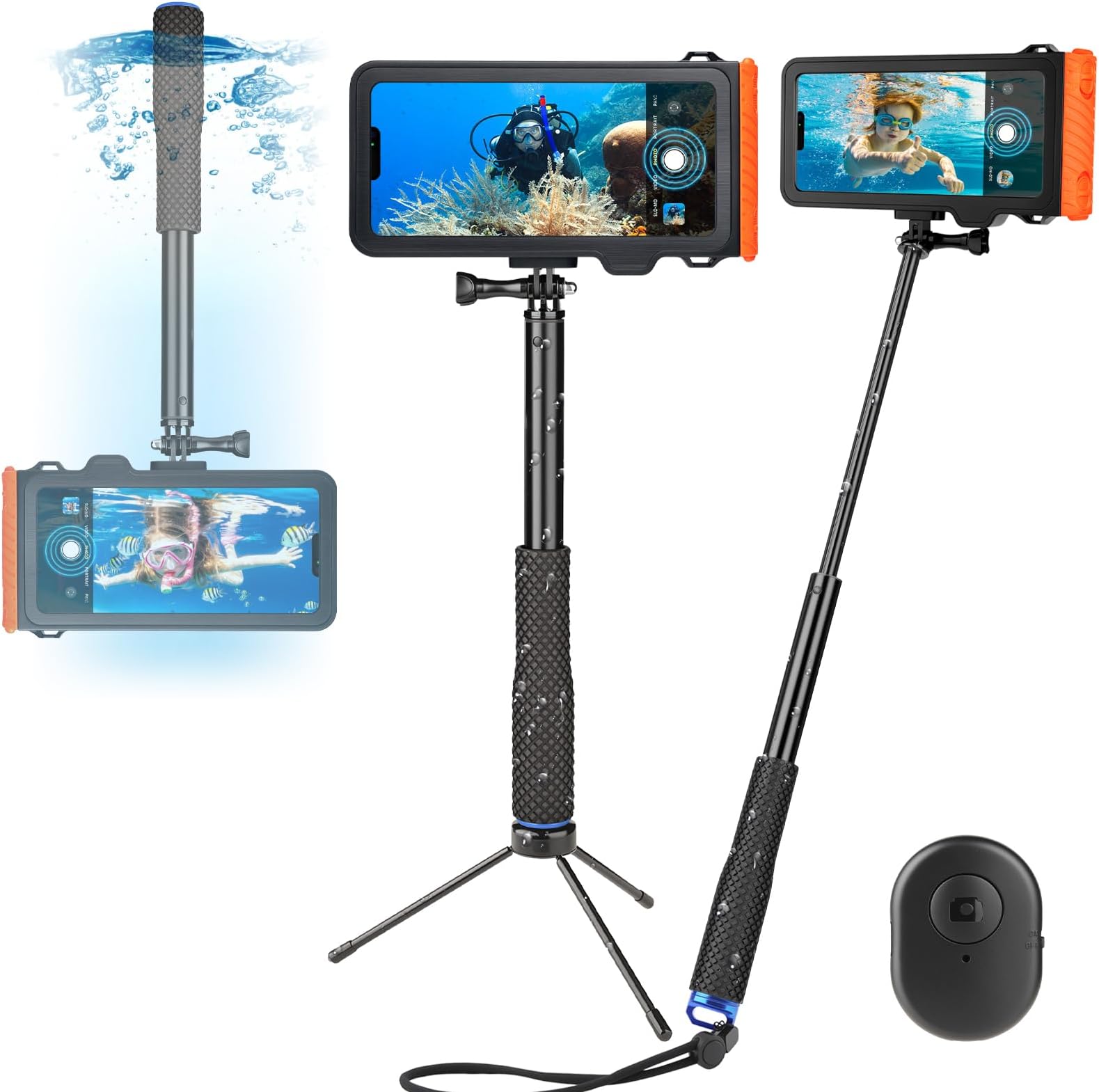 Amazon.com: Bluetooth Selfie Stick for iPhone 16 Pro Max/16 Pro Samsung ...