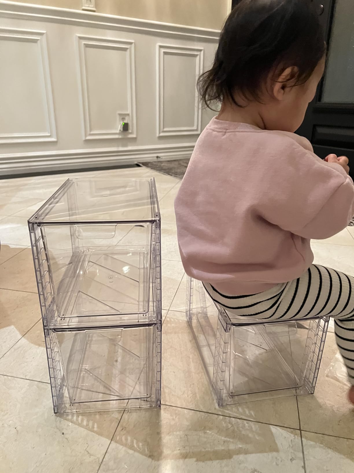 $6/mo - Finance Zero Zoo 2Pack Large Stackable Kitchen Storage Drawers ...