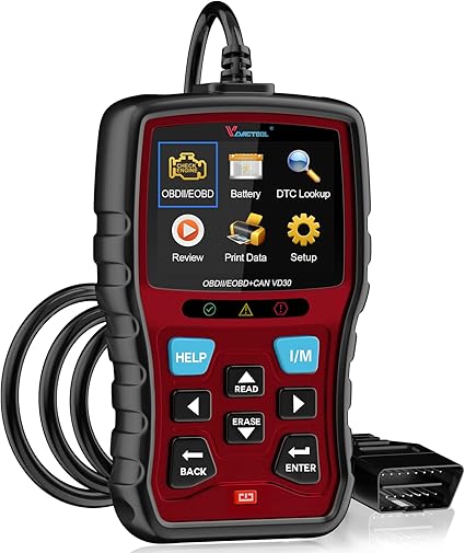 VDIAGTOOL VD30 OBD2 Code Reader with 10 OBDII Functions 4 in 1 Live ...