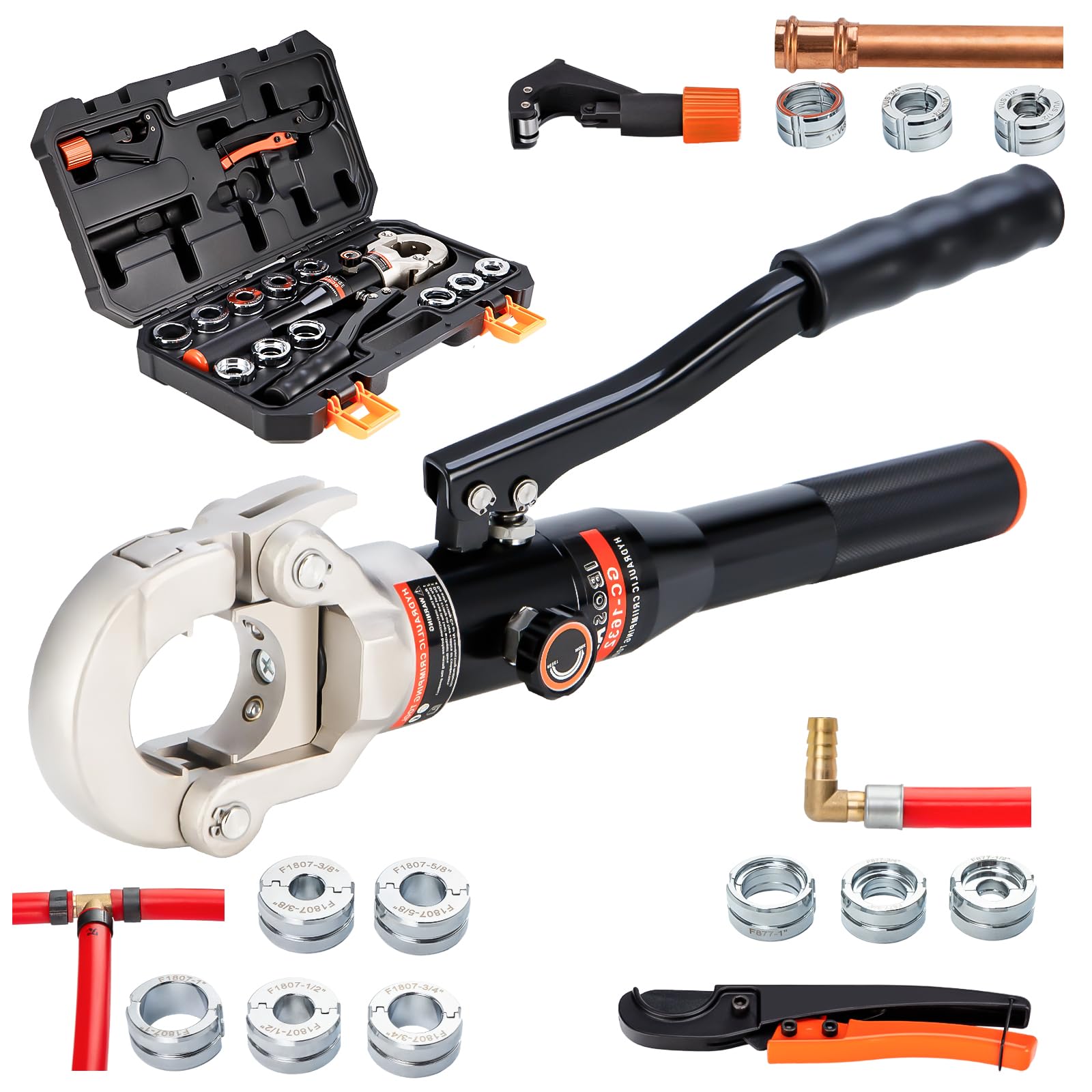 Ibosad Hydraulic Copper Pipe Tube Fittings Crimping Tool With1 2 | Desertcart QATAR