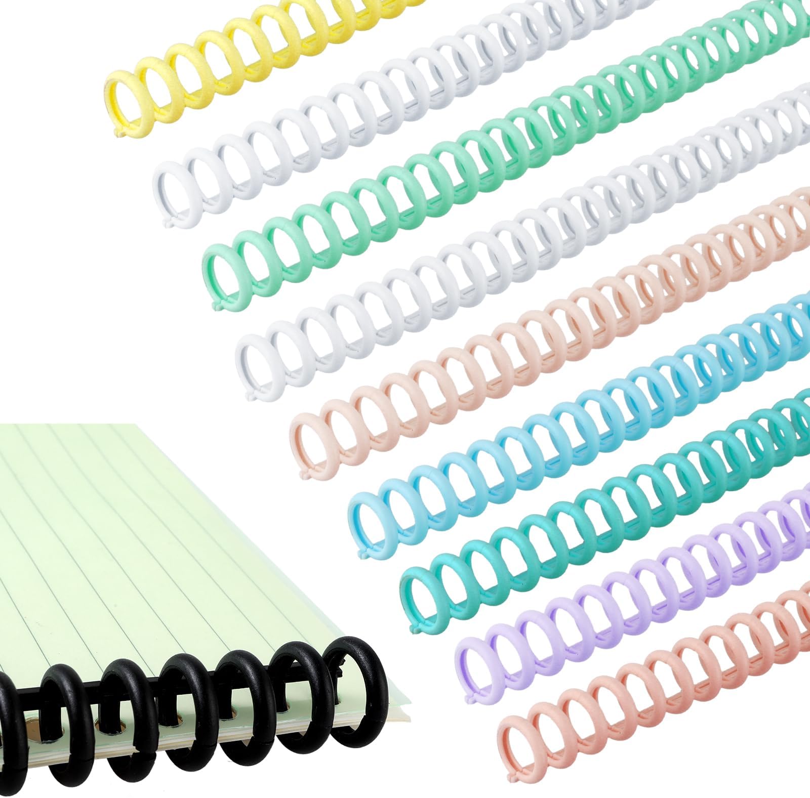 10 Pcs Binding Combs 30 Rings Comb Binding Spines Coil Binding Machine ...