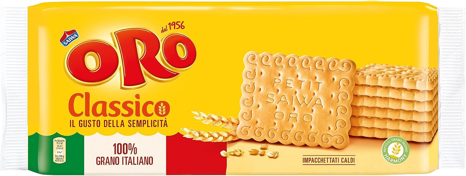 Oro Saiwa Classico, Biscotto Secco Classico, Il Gusto della Semplicità ...
