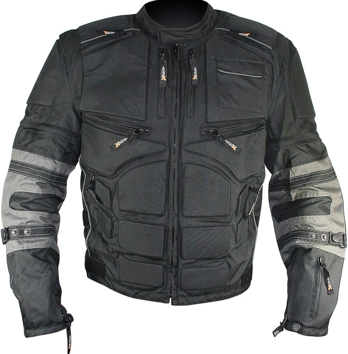 Amazon.com: Xelement CF5050 Men's 'Morph' Black and Grey Tri-Tex ...