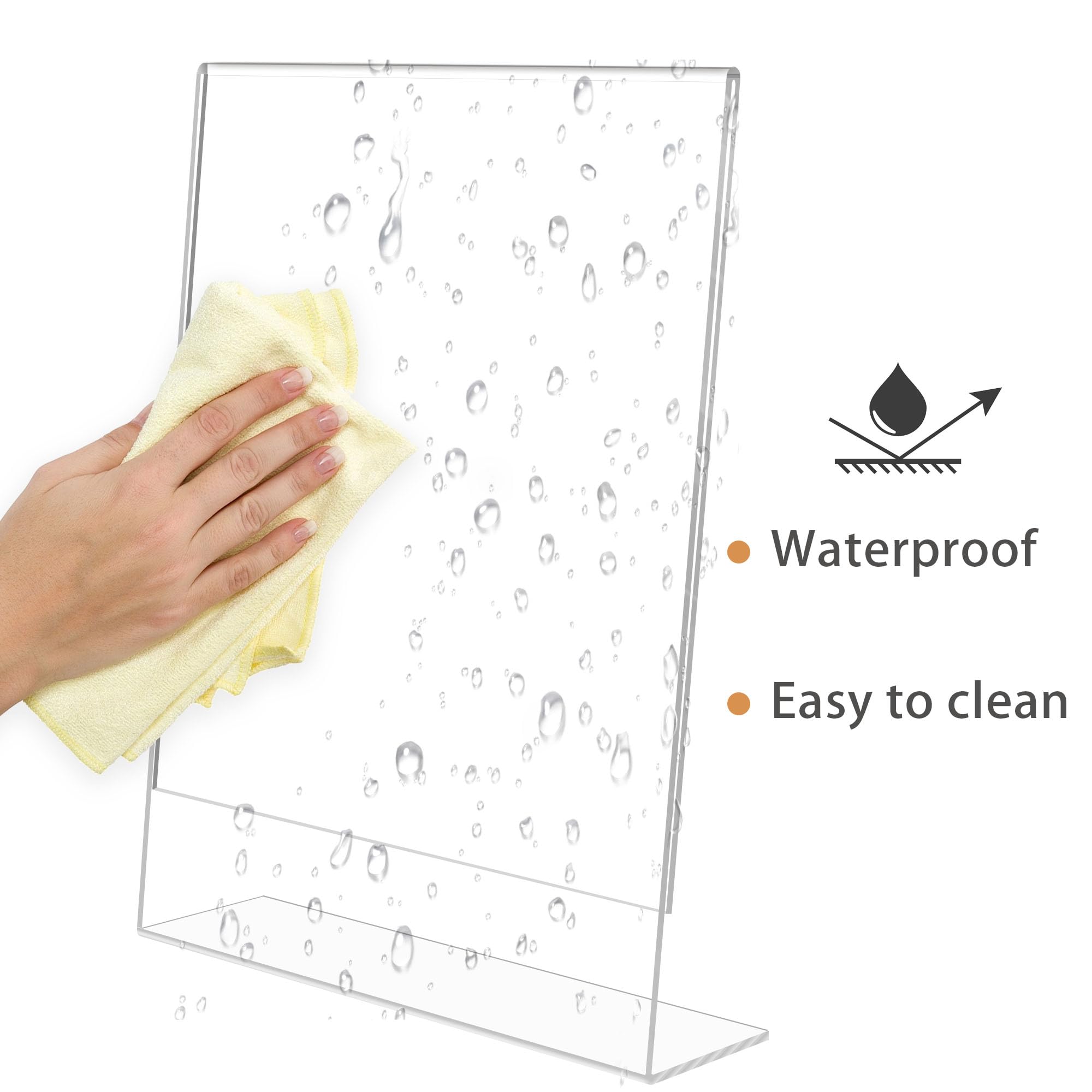 Snapklik.com : Acrylic Sign Holder 8.5 X 11, Clear Plastic Sign Holder ...