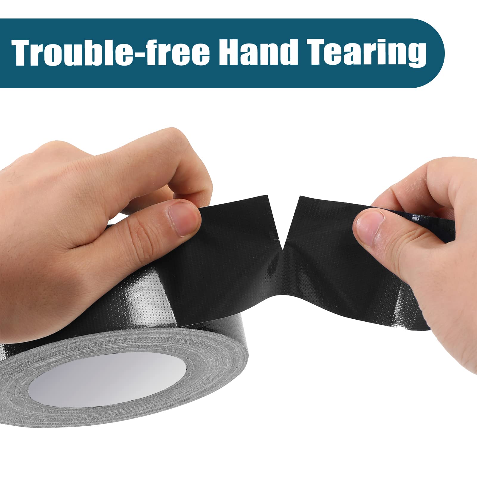 Snapklik.com : ALOANES Black Waterproof Duct Tape 270-Yards